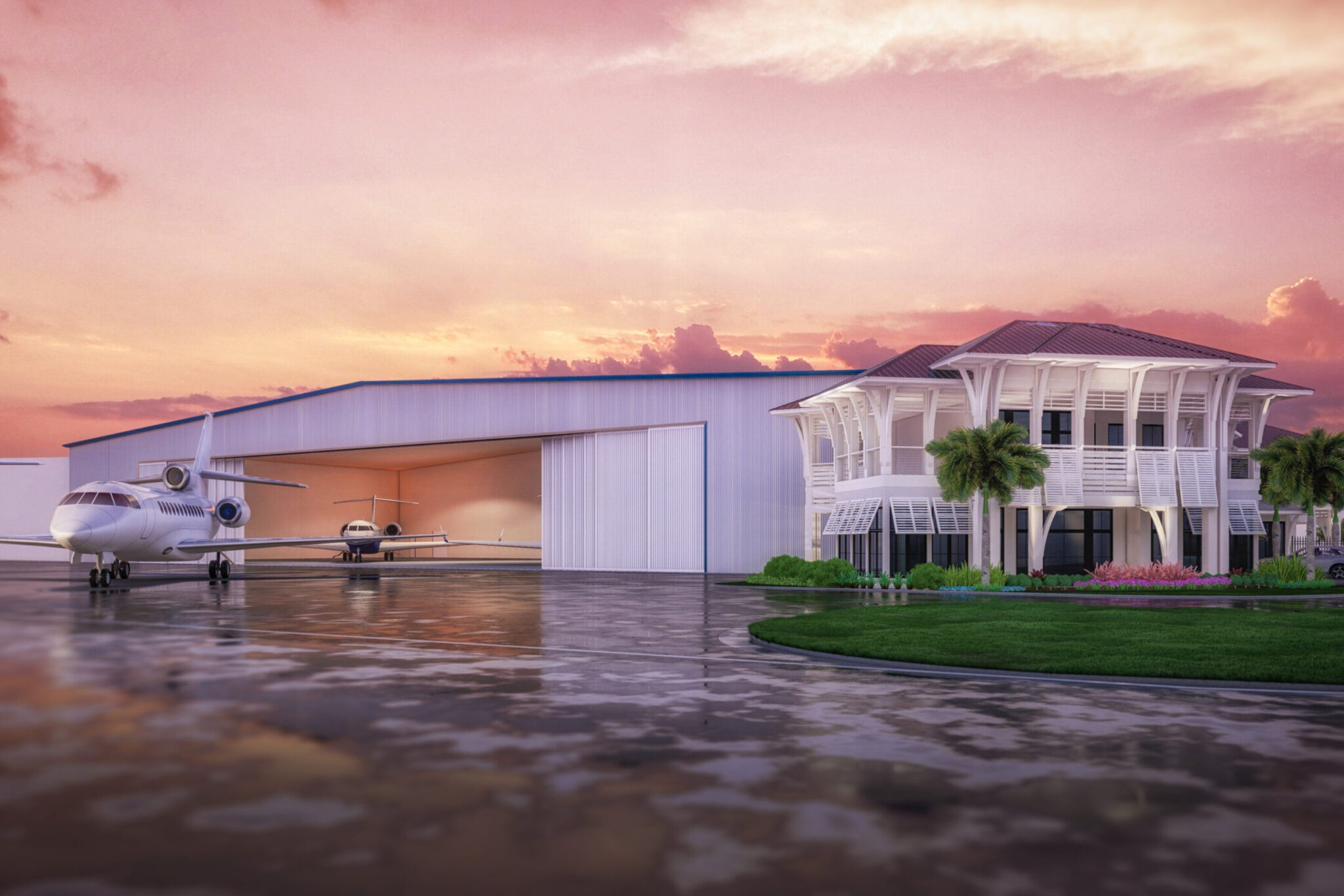 Naples Jet Center Expansion - MHK Architecture